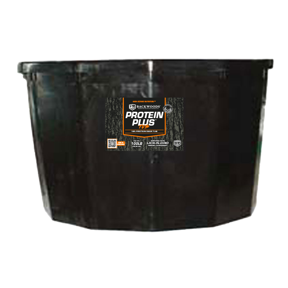 PROTEIN PLUS TUB – Backwoods Premium Wildlife Products®
