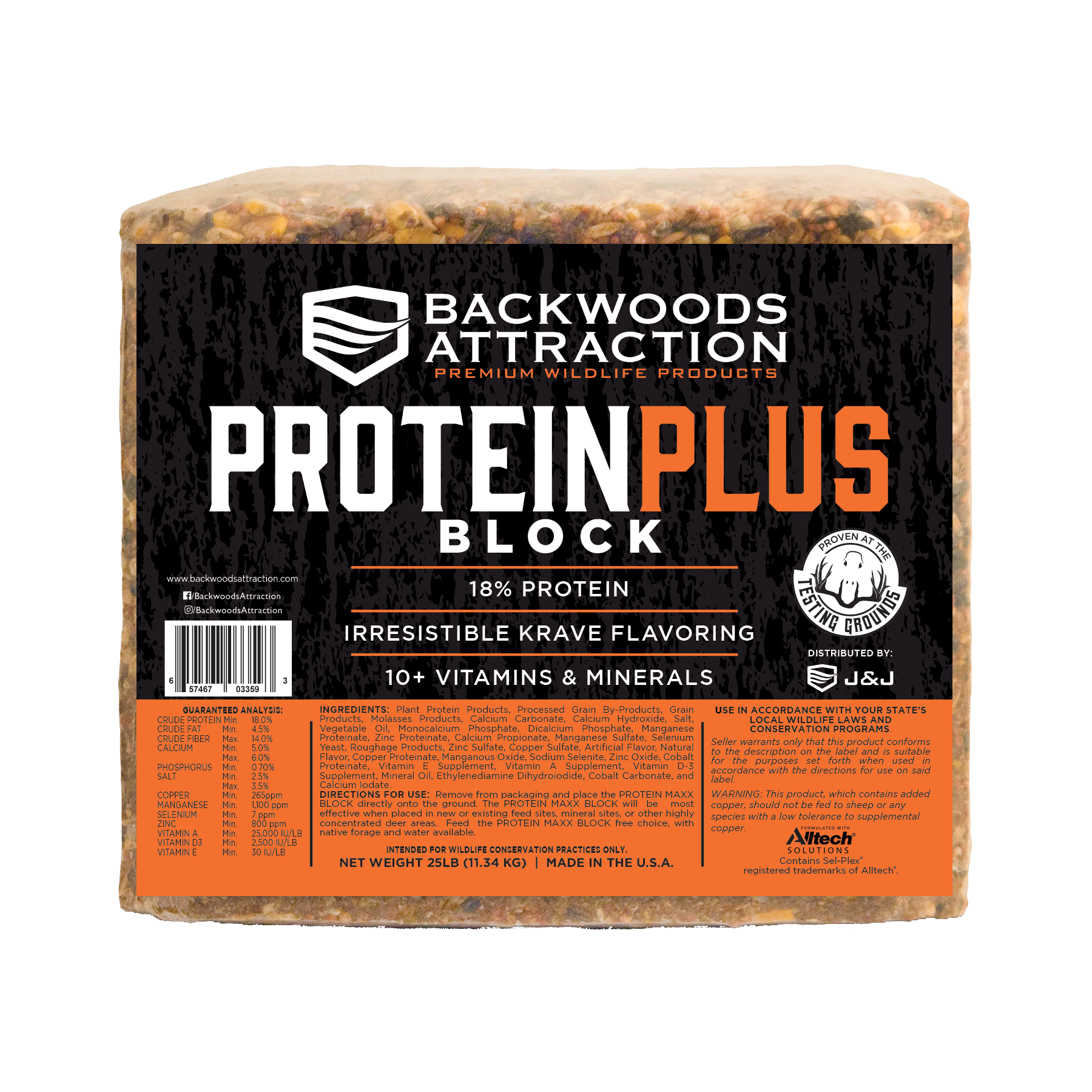 PROTEIN PLUS™ BLOCK – Backwoods Premium Wildlife Products®